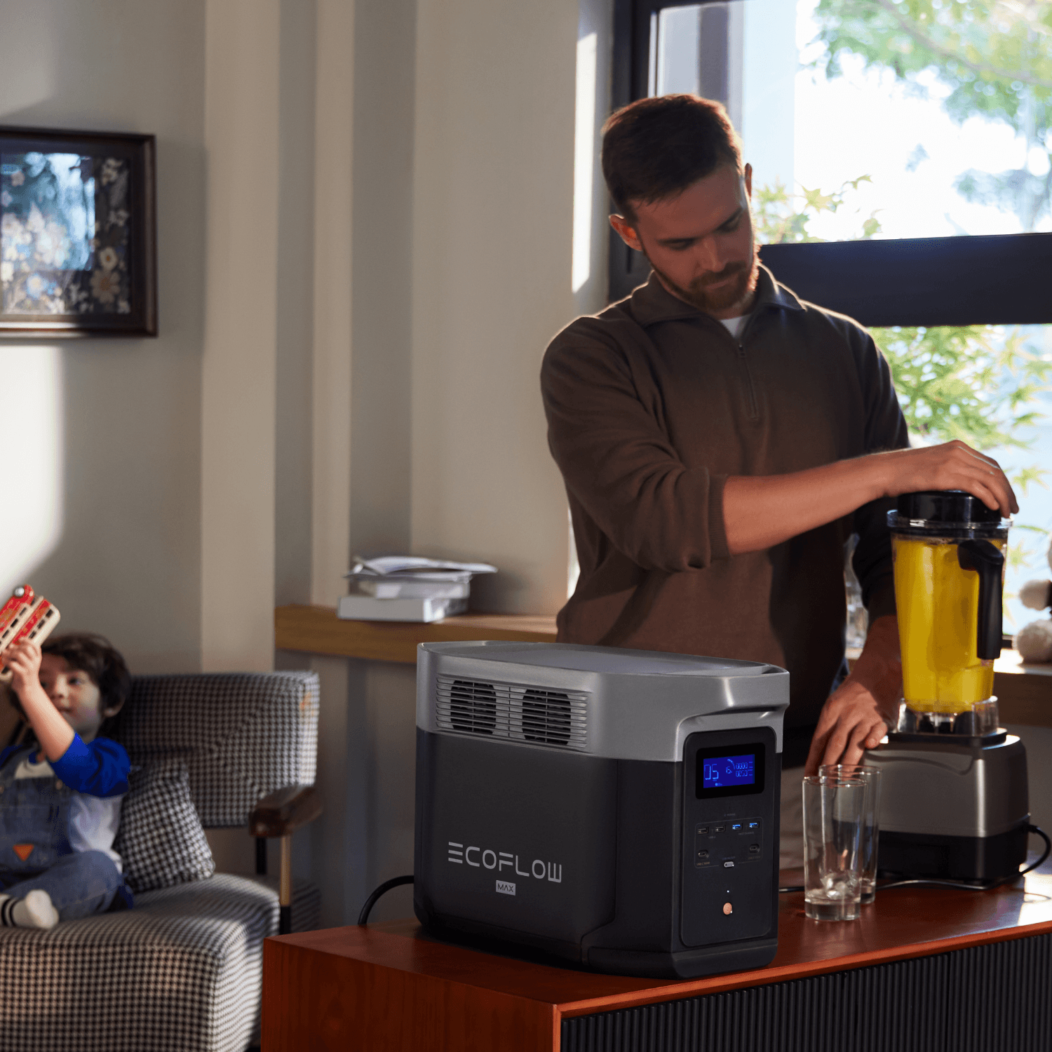 EcoFlow DELTA 2 Max | Notstromaggregat | Tragbare Powerstation - 0% MwSt. (Nur Deutschland ...